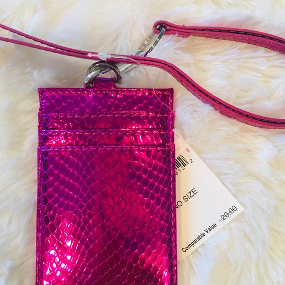The Fiercest Closet | Accessories | Purple Snake Id Credit Card Lanyard ...